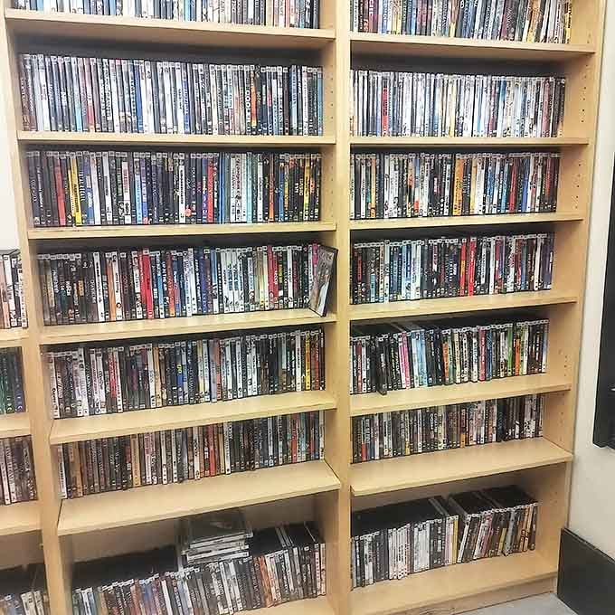 DVD heaven for movie buffs! From blockbusters to obscure indie films, this collection rivals streaming services&mdash;and doesn't require a monthly subscription.