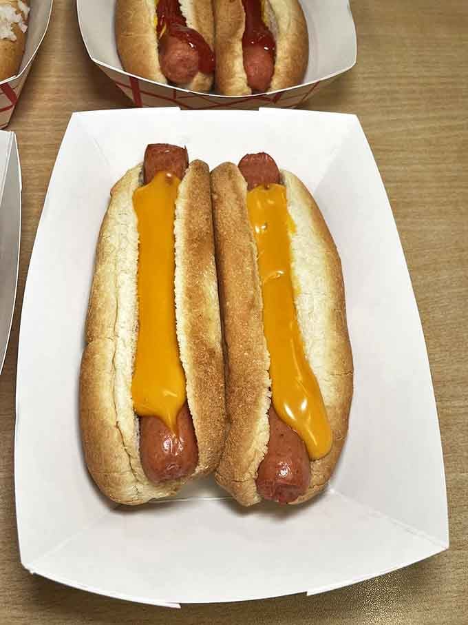 Simplicity is the ultimate sophistication. These mustard-adorned dogs prove that sometimes the classics need no improvement.