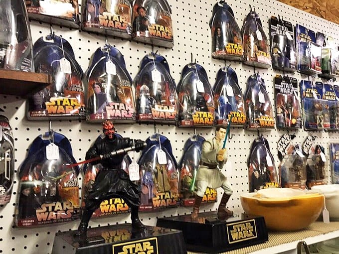 The Force is strong with this collection! Star Wars memorabilia that would make George Lucas himself consider a shopping spree.