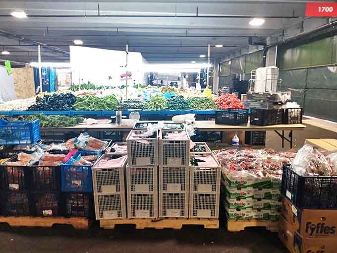 Nature's color palette on full display at the produce section, where prices make supermarkets seem like highway robbery.