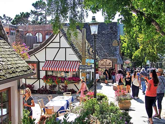 Carmel-by-the-Sea's fairytale architecture makes you feel like you've wandered onto a movie set where every building tells a story.