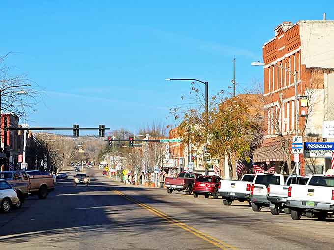 The unhurried pace of Florence's downtown encourages the lingering conversations that build community bonds.