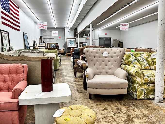 A furniture lover's dream – where else can you find sofas, armchairs, and home essentials without emptying your wallet?
