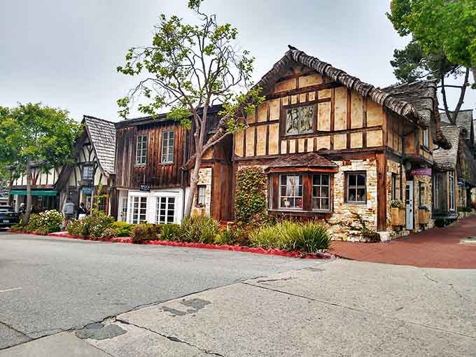 These storybook cottages in Carmel look like they were designed by hobbits with excellent taste and unlimited budgets!