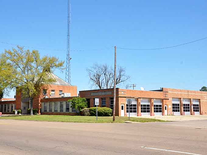 The brick buildings of Crossett stand like sentinels of simpler times, when shopping local wasn't a trend but a way of life.