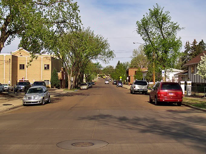 Brick buildings line Dickinson's streets, housing local businesses where "fast service" means they'll chat while ringing you up.