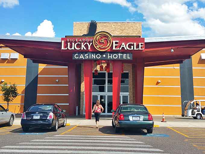 The Kickapoo Lucky Eagle Casino adds a splash of excitement to Eagle Pass living&mdash;just remember the house always wins, but the housing prices won't clean you out.