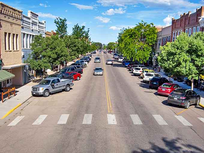 Florence's tree-lined Main Street offers shade for the impromptu conversations that turn neighbors into friends and friends into family.