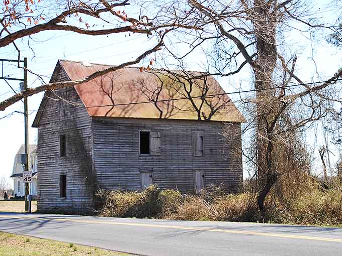 This weathered historic building in Laurel tells stories of the past while your bank account enjoys the present. Authentic character without the authentic markup!