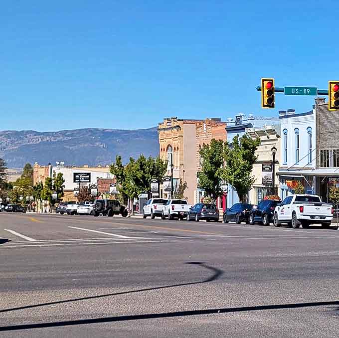 The kind of street where shopkeepers still sweep their sidewalks and remember your name when you walk through the door.