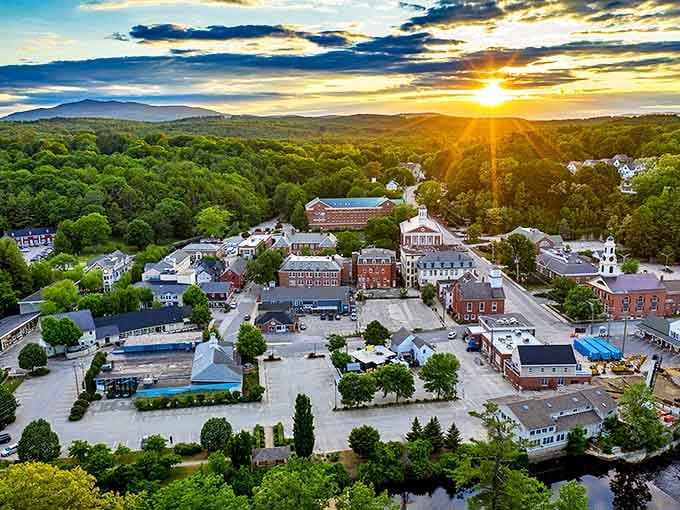 Sunset bathes Peterborough in golden light, revealing why artists and writers have sought inspiration in this peaceful river town for generations.