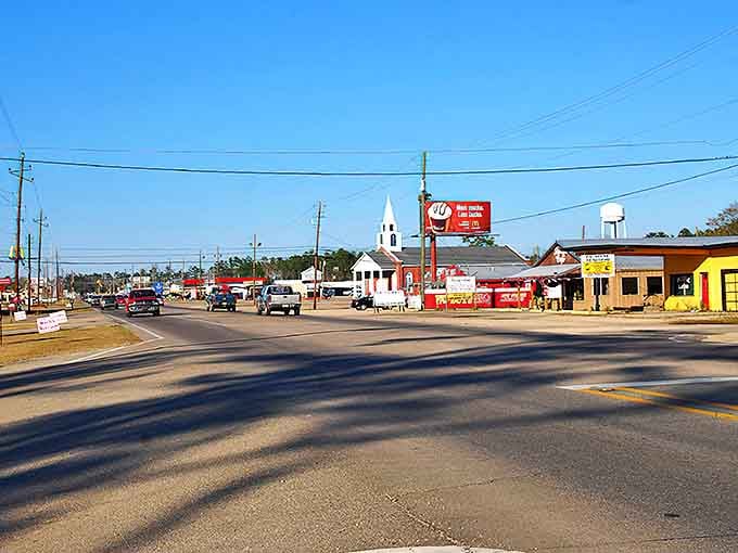 Main Street in Picayune features local businesses and that classic Southern charm that makes running errands feel like visiting friendly neighbors.