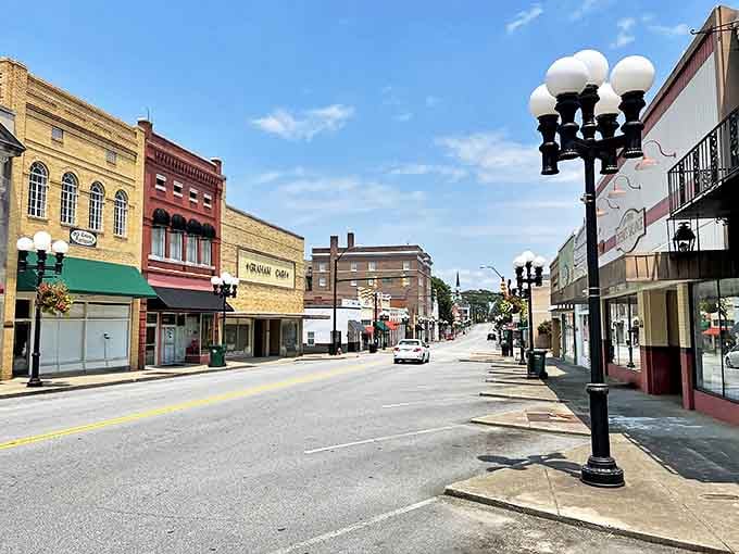 Wide streets and historic buildings make Union's downtown feel spacious and welcoming, like a town that's comfortable in its skin.