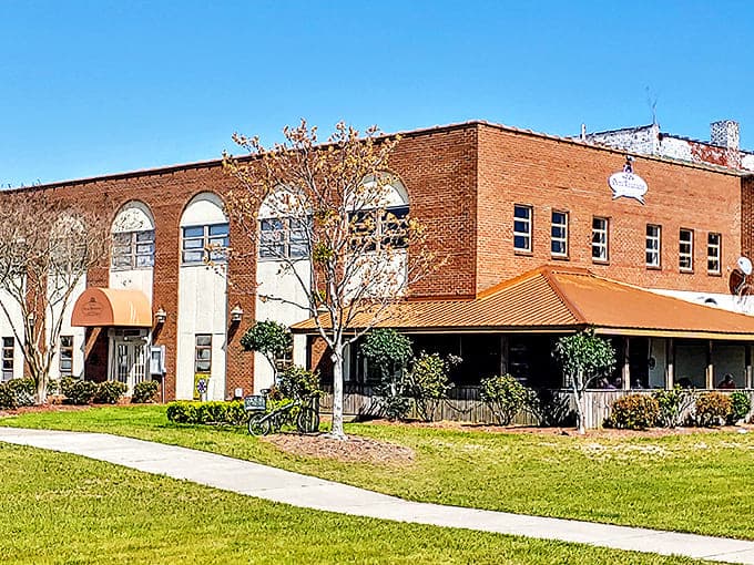 This brick beauty in Washington houses local treasures. The welcoming architecture invites you to slow down and savor small-town hospitality.