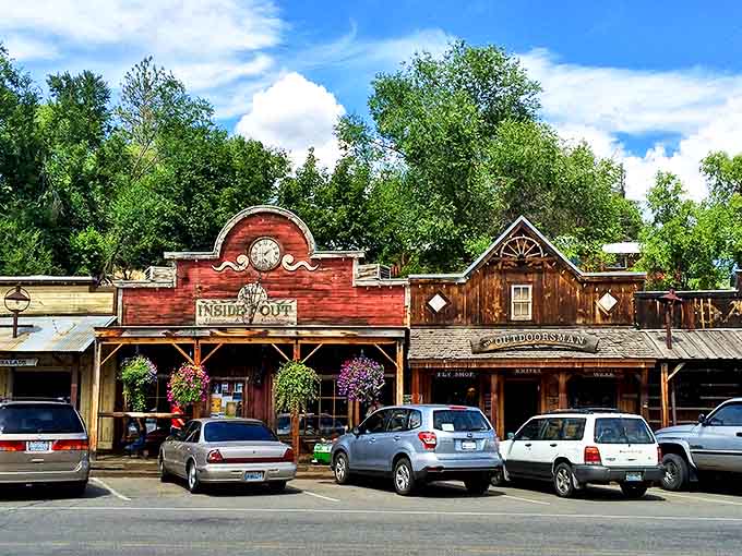 Historic facades create an authentic Western town atmosphere that makes you want to mosey instead of hurry.