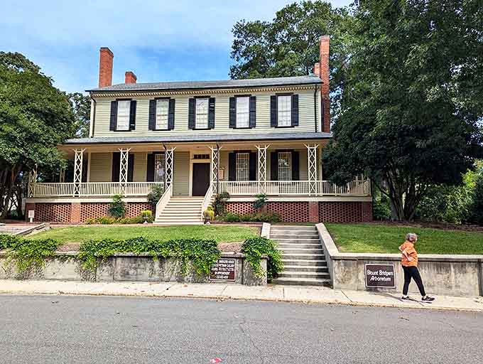 The Blount-Bridgers House showcases Federal-style architecture at its finest. Those wraparound porches were made for sweet tea and long conversations.