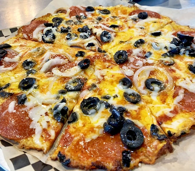 Their pizza proves Junkyard isn't just a one-trick pony &ndash; this cheese-laden disc with perfectly placed pepperoni and olives deserves its own fan club.