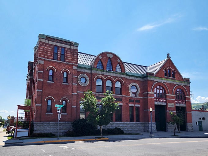 The Copper Village Museum's brick fa&ccedil;ade houses stories of Montana's mining heritage in a building that's as sturdy as the people who built it.