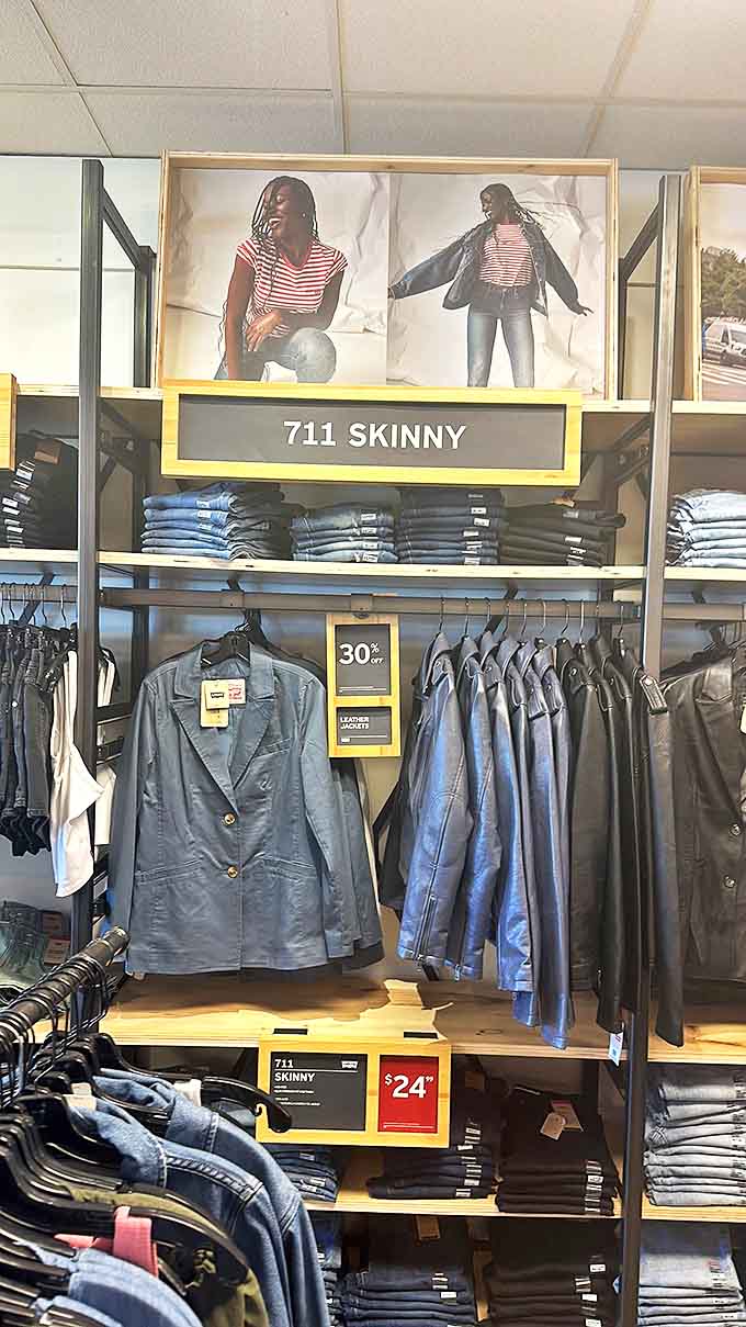 Denim heaven awaits with that magical "30% off" sign&mdash;the retail equivalent of a double rainbow appearing after a storm of full-price shopping.