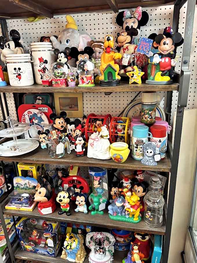Mickey through the decades! This Disney collection chronicles childhood memories across generations, from boomer childhoods to millennial nostalgia trips.