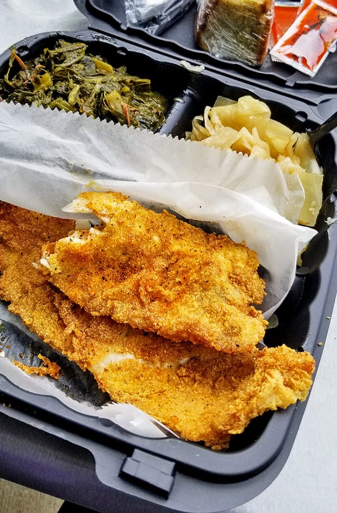 Southern-style fried fish that would make your grandma jealous. The cornmeal coating is the crispy armor protecting that tender whiting within.