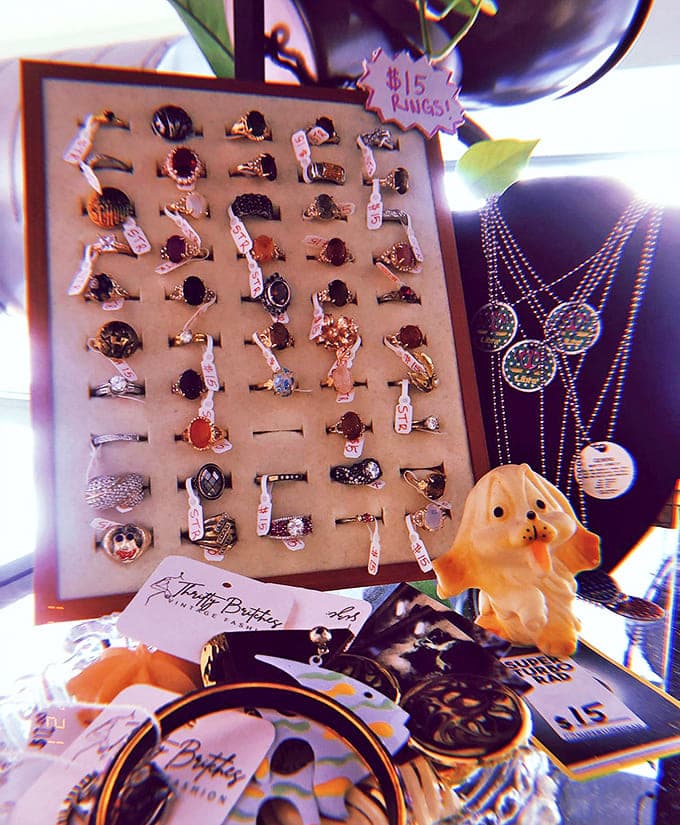 Treasure hunting made easy&mdash;vintage rings that have seen more history than most history books. Affordable bling with character to spare.