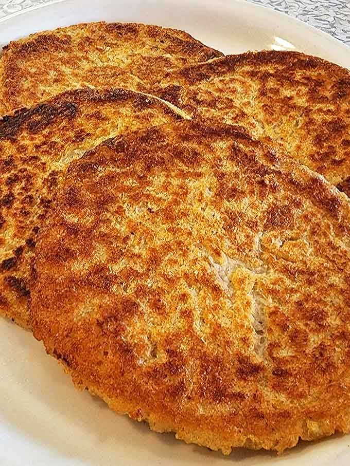 Johnny cakes: Rhode Island's answer to pancakes. Thinner, crispier, and with enough local pride to fill Narragansett Bay.