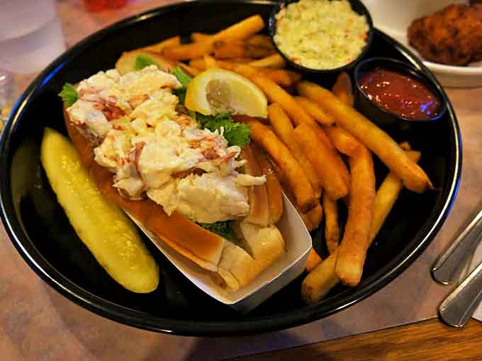 The lobster roll &ndash; where chunks of sweet meat nestle into a toasted bun like they've finally found their forever home.
