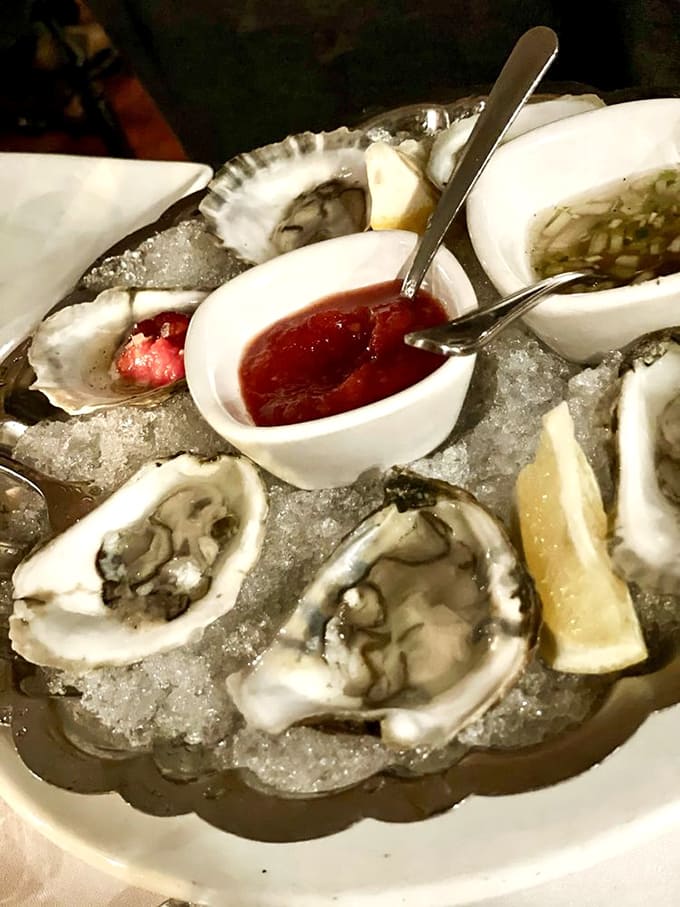 The ocean's perfect appetizer. These briny beauties on ice with classic accompaniments prove that sometimes simplicity is the ultimate sophistication.