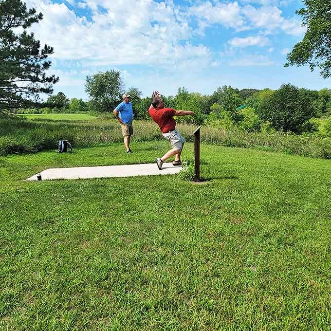 Disc golf with a view! This launch pad proves South Dakota knows how to combine recreation with spectacular natural backdrops.