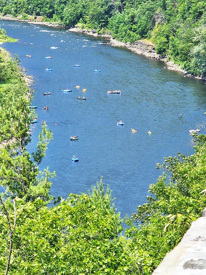 Summer's unofficial flotilla &ndash; where hundreds discover that drifting downriver is the perfect antidote to modern life's upstream battles.