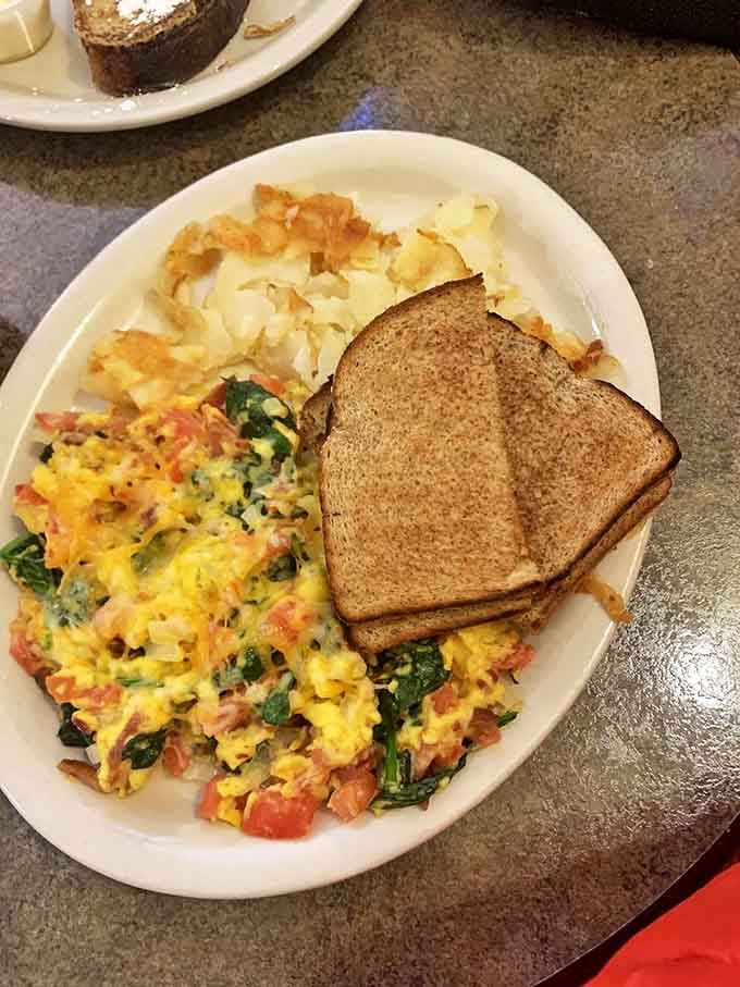This veggie-packed scramble proves that "healthy choice" and "delicious" aren't mutually exclusive terms, even in cowboy country.