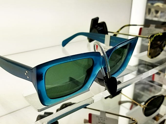 These aren't your grandfather's sunglasses. Modern shades that transform ordinary mortals into mysterious celebrities avoiding paparazzi.