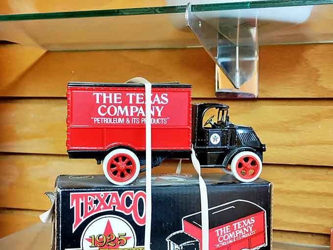 This vintage Texaco truck reminds us of a time when gas stations gave out toys instead of just receipts.