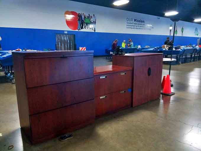 Office furniture that could tell corporate stories - now available for your home office at a fraction of its original cost.