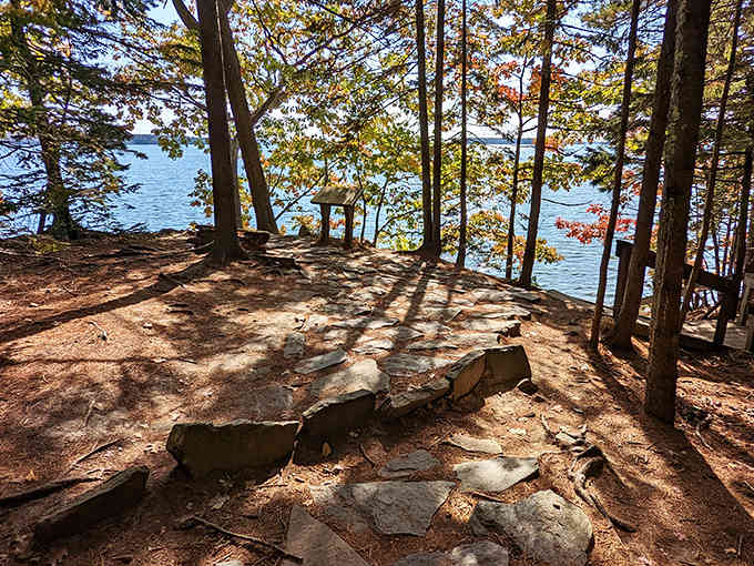 When your hiking spot comes with a view that makes your phone's camera roll suddenly seem very inadequate.