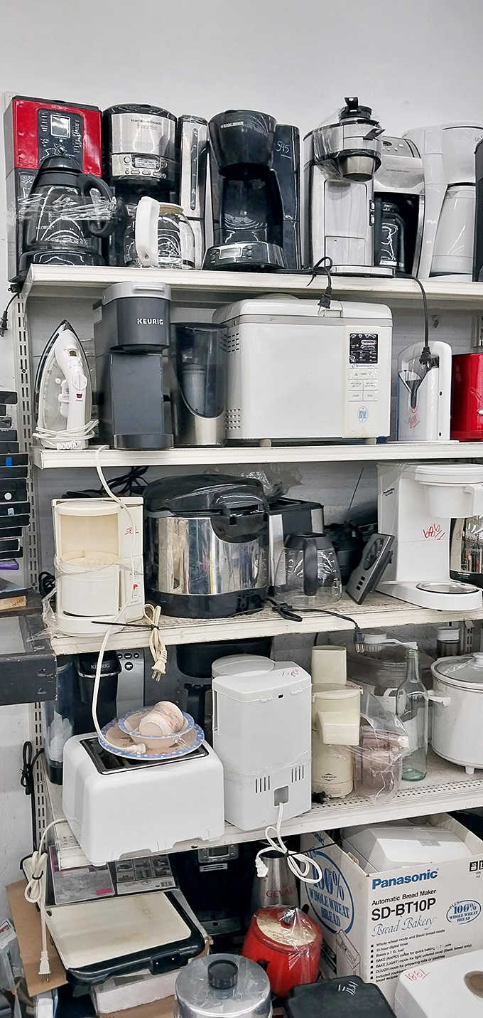 The kitchen appliance graveyard&mdash;or is it heaven? Keurigs, microwaves, and bread makers hoping for a second chance at culinary glory.