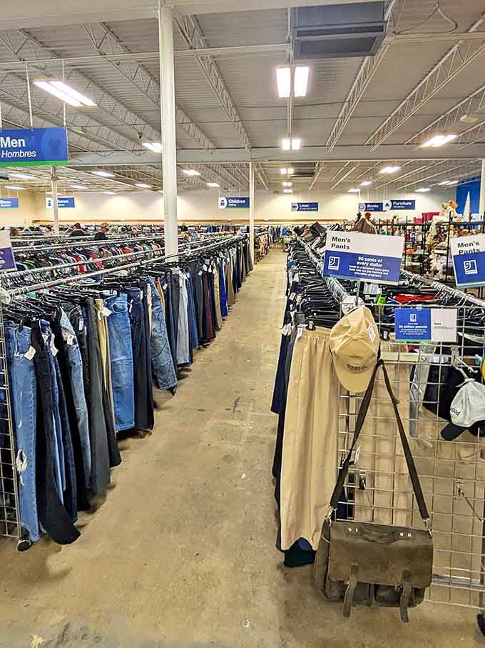 The men's section: where denim goes to find its forever home. These jeans have seen things, but they've got plenty of life left for your weekend adventures.