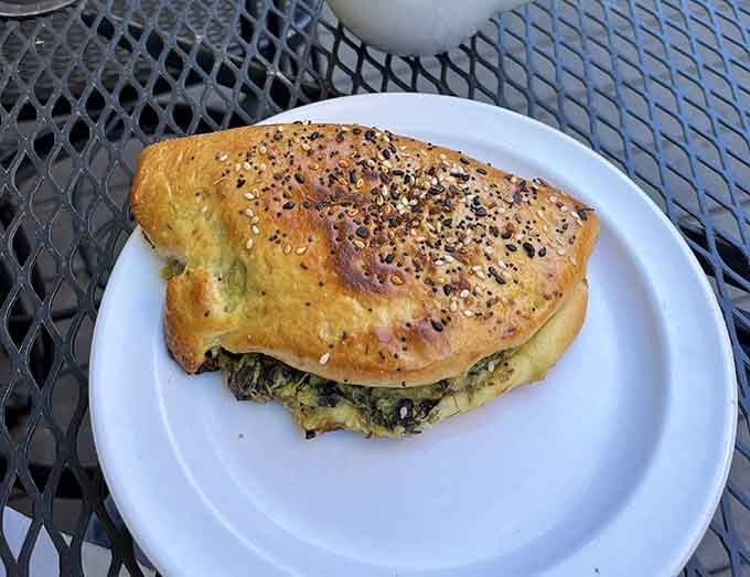 This isn't just a spinach feta pastry &ndash; it's a savory sleeping bag for Mediterranean flavors taking a delicious nap.