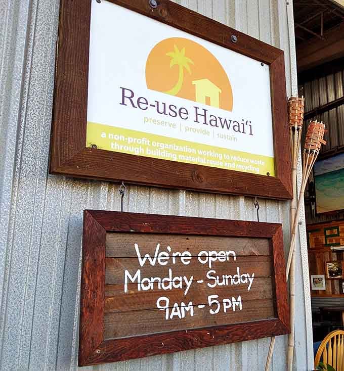 Open seven days a week because sustainability doesn't take weekends off, and neither does the thrill of the treasure hunt.