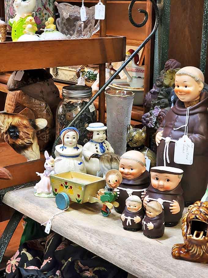 Holy figurine convention! This monastery of miniature monks and companions creates the world's most wholesome crowd, no social distancing required.