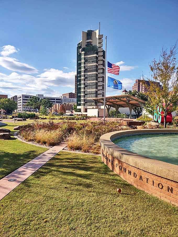 Bartlesville's Price Tower punctuates the skyline of a town where cultural offerings and neighborly connections create a special community.