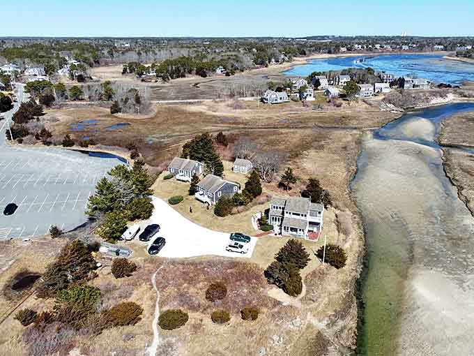 Chatham's coastal marshlands stretch toward the horizon – nature's version of a meditation app, but with better views.