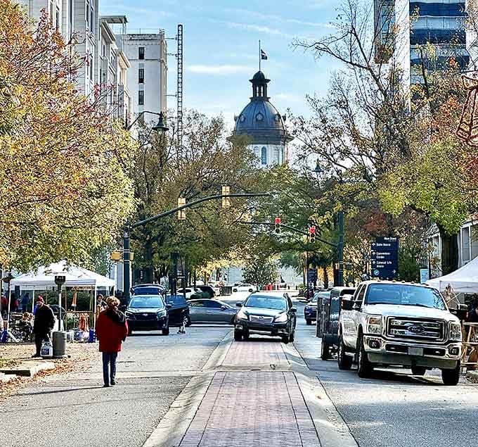 Columbia's stately capitol building provides a majestic backdrop for surprisingly affordable urban living.