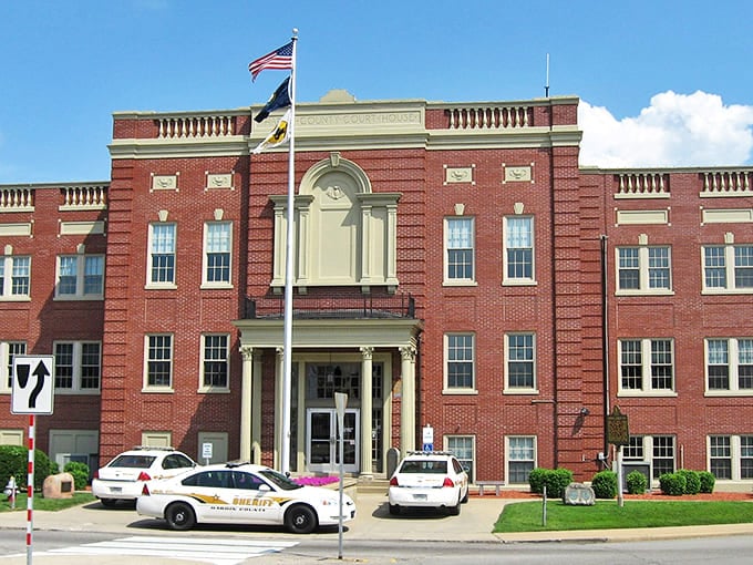 Elizabethtown's courthouse stands as a stately reminder of when government buildings were designed to impress future generations.