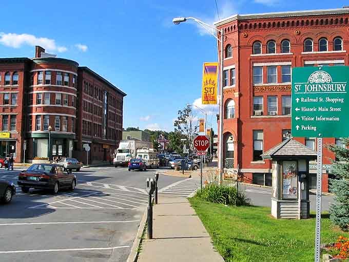 St. Johnsbury's distinctive architecture and directional signs point to a town that knows exactly what it offers.