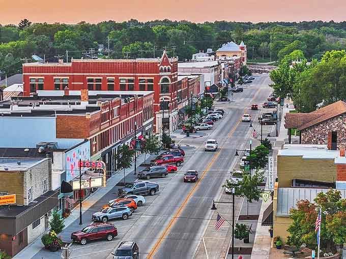 Waupaca's charming downtown maintains its Norman Rockwell vibe, where local businesses still know your name.
