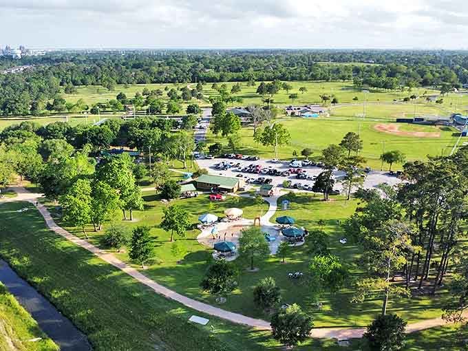 Baytown's sprawling parks offer green respite from industrial surroundings, proving that nature and progress can be friendly neighbors.