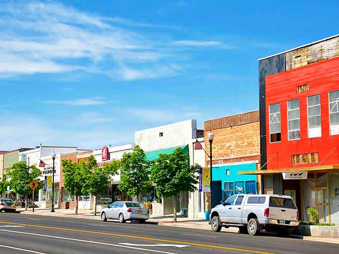 The elegant historic buildings of Brigham City's main street stand as testaments to a time when things were built to last forever.