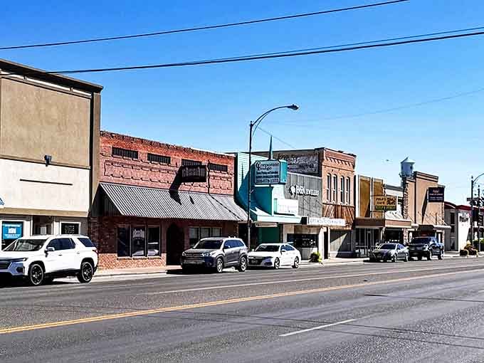 Brick buildings and blue skies define Burley's inviting Main Street. A postcard-perfect scene where your retirement dollars stretch further.